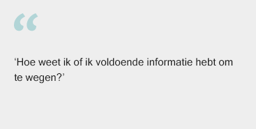 Informatie wegen | Wijzer met de meldcode | Augeo Foundation
